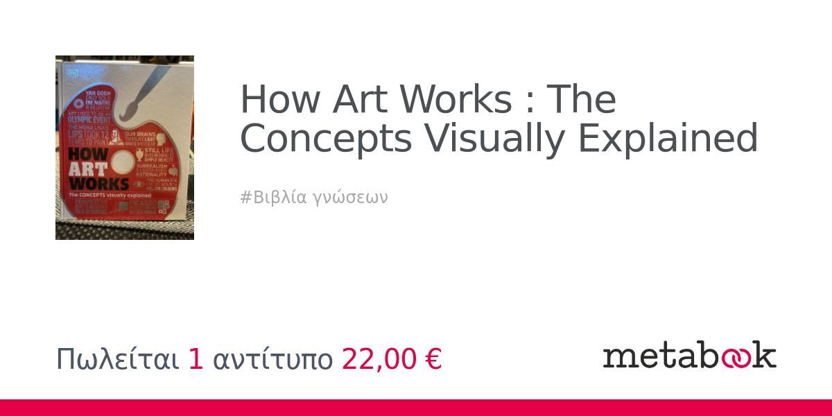 How Art Works : The Concepts Visually Explained | metabook.gr